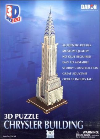 3D Puzzle - Chrysler Building - My Gifted Child