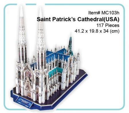 3D Puzzle - Saint Patrick's Cathedral - My Gifted Child