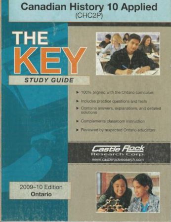 The KEY Study Guide Canadian History 10, Applied (CHC2P) - My Gifted Child