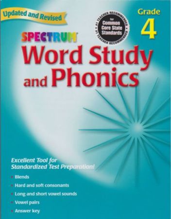 Spectrum Word Study and Phonics Grade 4 - Workbook - My Gifted Child