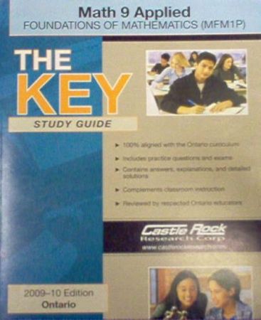 The KEY Study Guide Math 9 Applied [9781553717218] - My Gifted Child