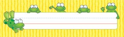 Desk Nameplates - Frogs #122010 [CD-122010] - My Gifted Child