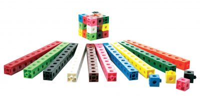 Hex-A-Links 2 cm Interlocking Cubes - Set of 100 - My Gifted Child