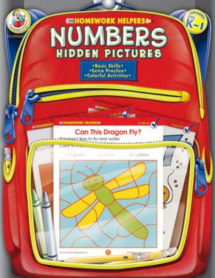 Homework Helper / Workbook PreK-G1 : Numbers Hidden Pictures - My ...