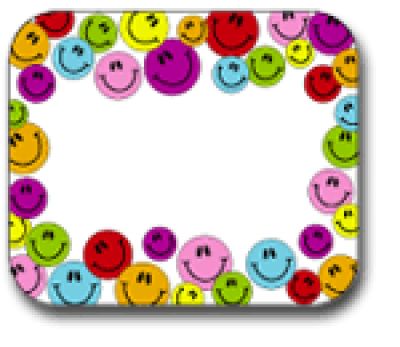 Name Tags - Multicolored Smiley Faces #CD9475 [CD-9475] - My Gifted Child