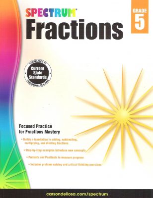 Spectrum Fractions Grade 5 - Workbook - My Gifted Child
