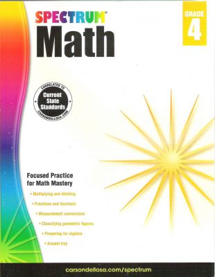 Spectrum Math Grade 4 - Workbook - My Gifted Child