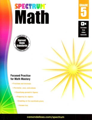 Spectrum Math Grade 5 - Workbook - My Gifted Child