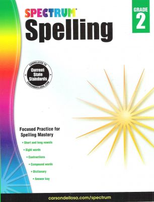 Spectrum Spelling Grade 2 - Workbook - My Gifted Child