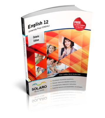 The KEY Study Guide English 12 University Preparation [9781553717171 ...